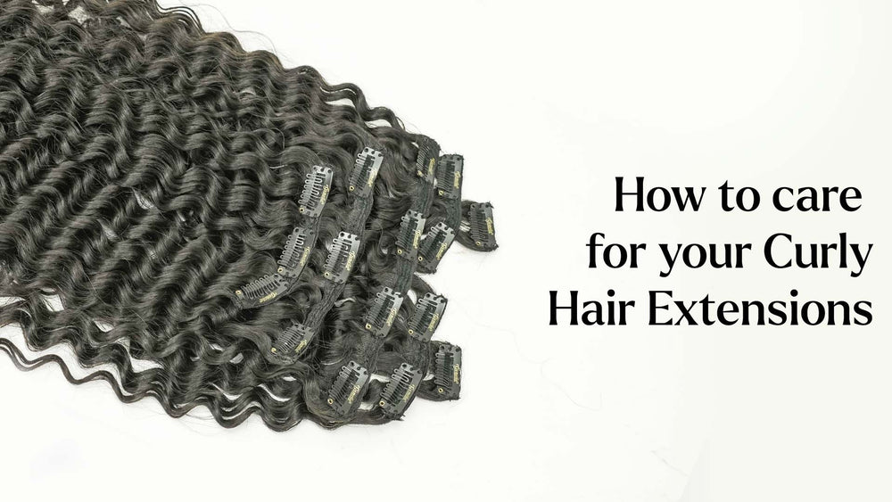 How to Care for Your Curly Hair Extensions - Gemeria Hair