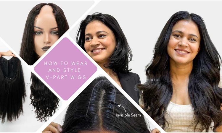 How to Wear and Style V-Part Wigs | Step-by-Step Guide - Gemeria Hair