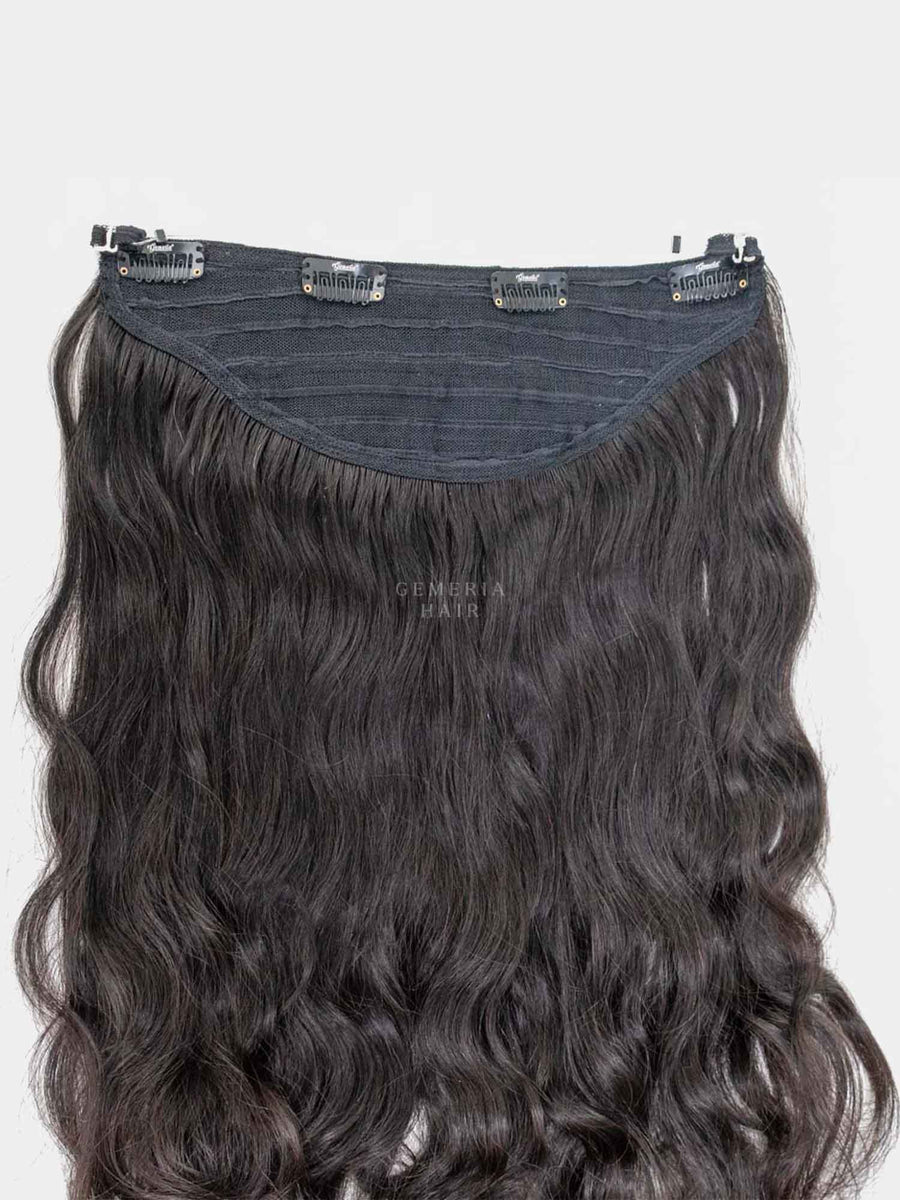 Halo Extensions | Get Best Human Hair Halo Clip In Extensions In India ...