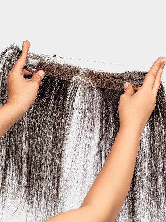 Shop Front Hairline Topper | Cover Thinning Hairline - Gemeria Hair