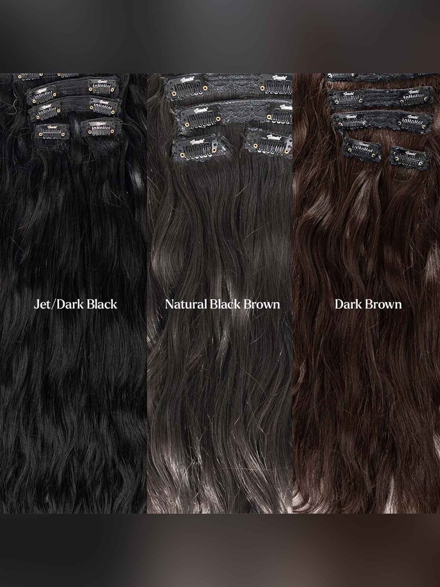 Seamless Natural Wavy 7-Set Hair Extension | Real Human Hair - Gemeria Hair