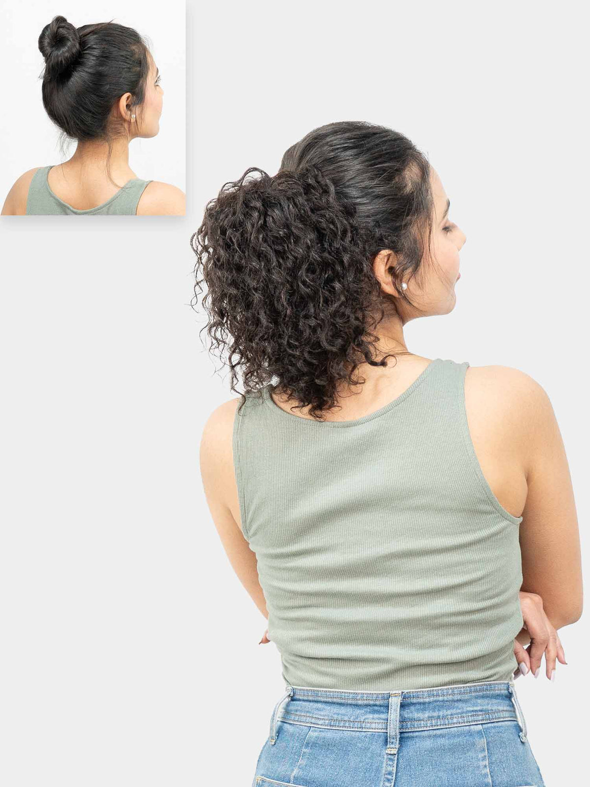 Human Hair Bun | Fake Human Hair Bun | Human Hair Scrunchie