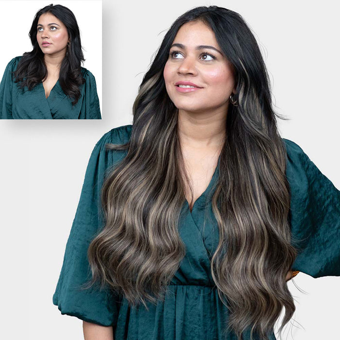 Balayage Half Head Wig | Buy Woman Hair Wigs at Best Price